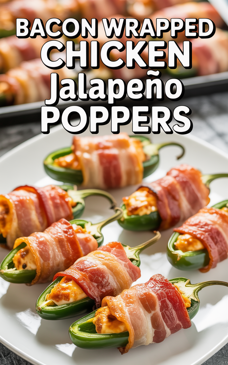 Bite-Size Bliss: Crispy Bacon-Wrapped Chicken Jalapeno Poppers Delight ...