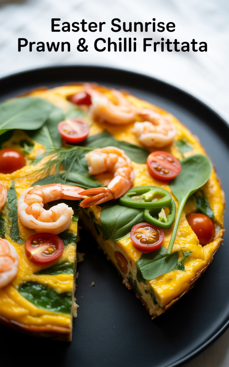 Easter Sunrise Splendor: A Prawn & Chilli Brunch Masterpiece - Thrifty ...