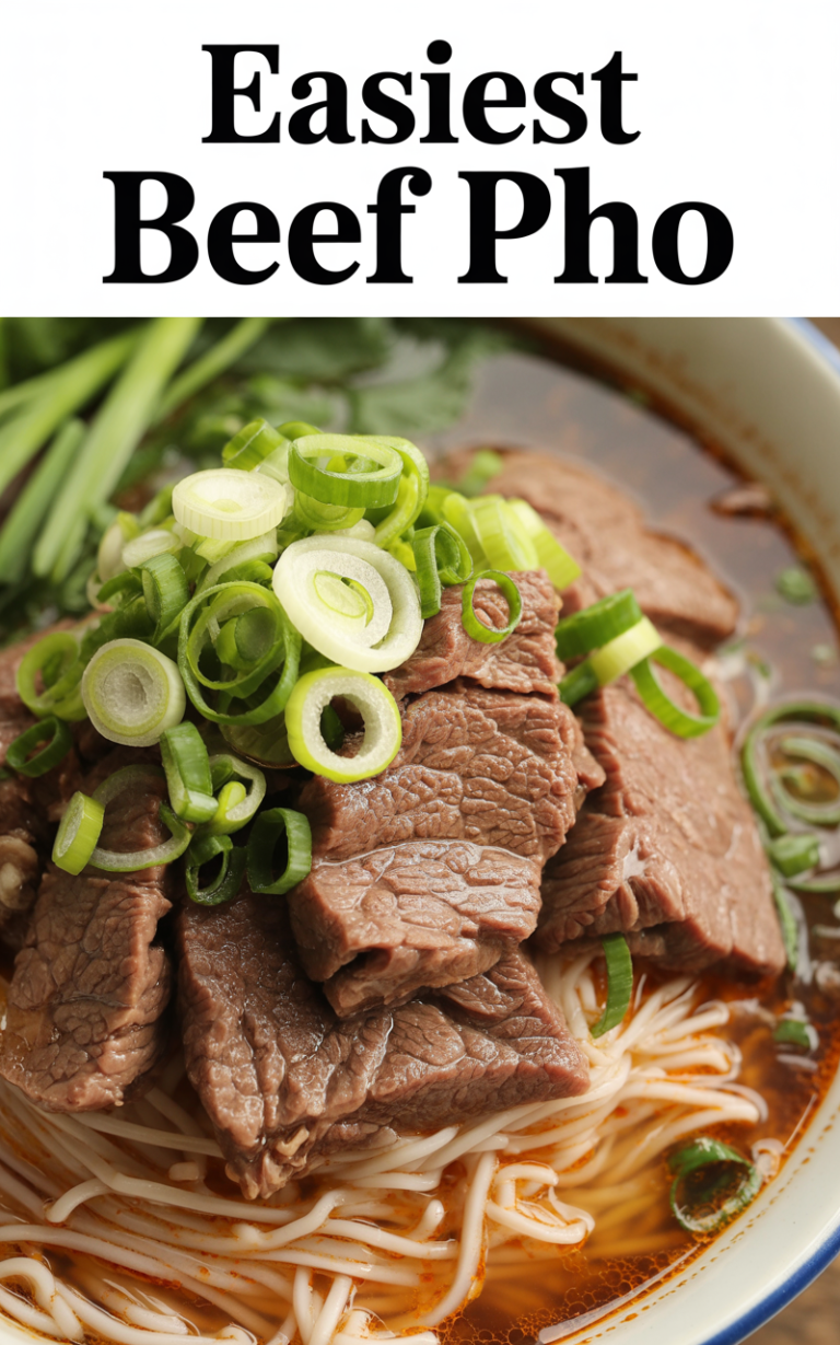 "Quick & Flavorful: Your Ultimate 45-Minute Easiest Beef Pho Recipe ...