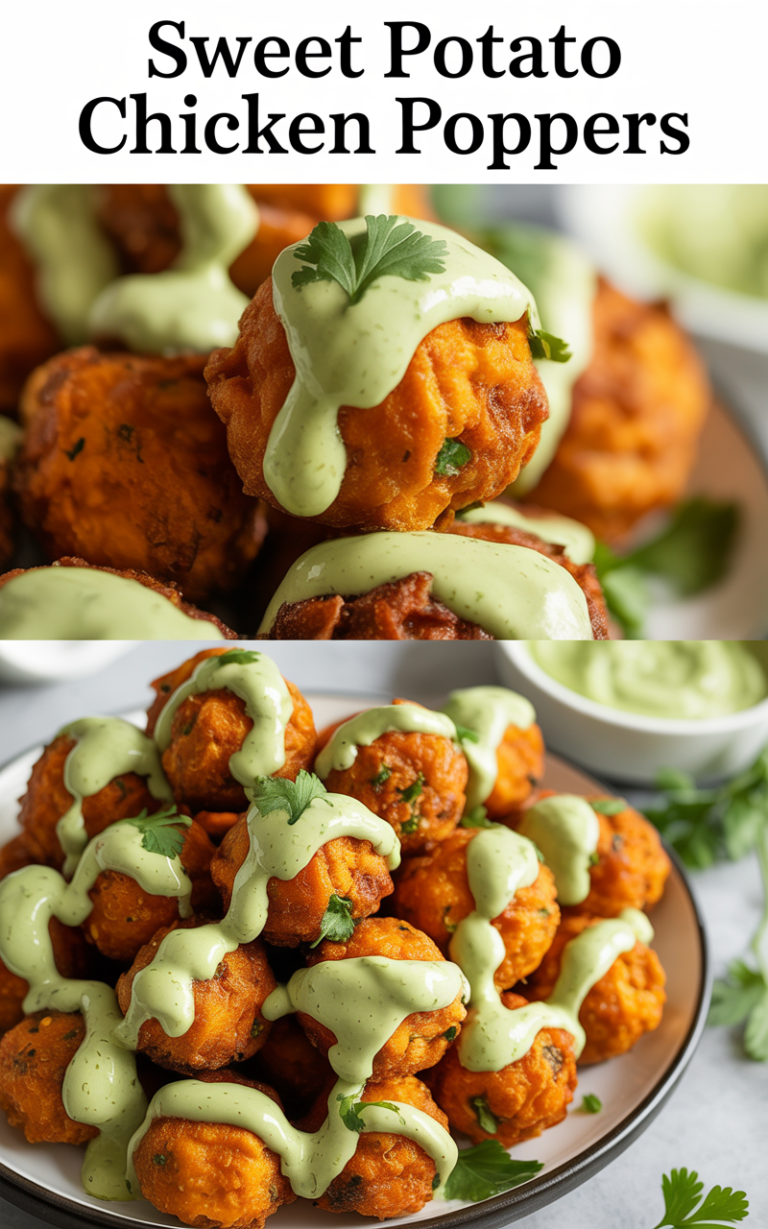 Sweet Potato Chicken Poppers: The Ultimate Bite-Sized Snack and Meal ...