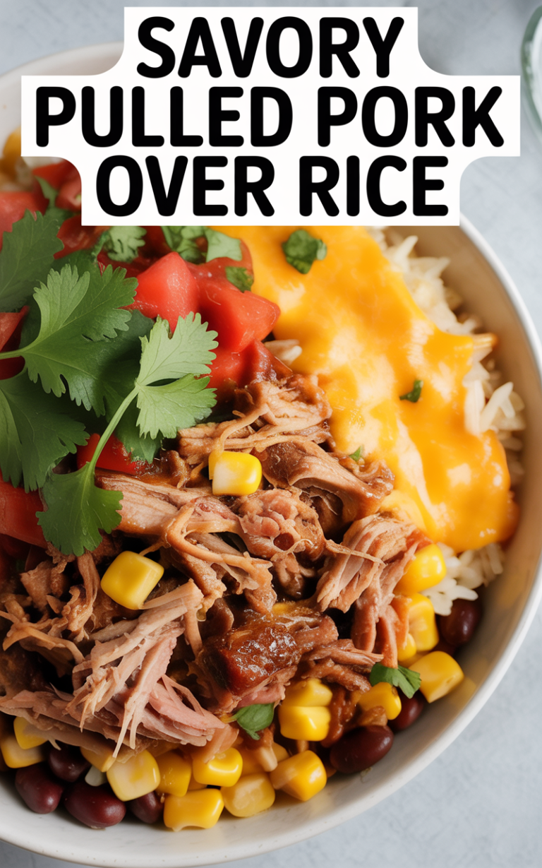 Comfort in Every Bite: The Ultimate Pulled Pork Over Rice Recipe ...